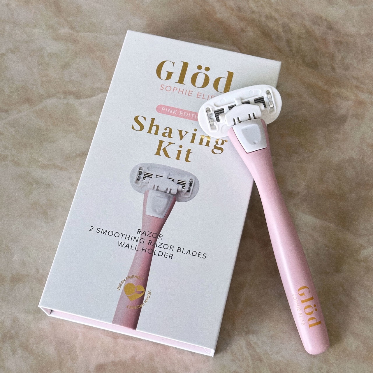 Glöd Sophie Elise Shaving Kit Pink Edition